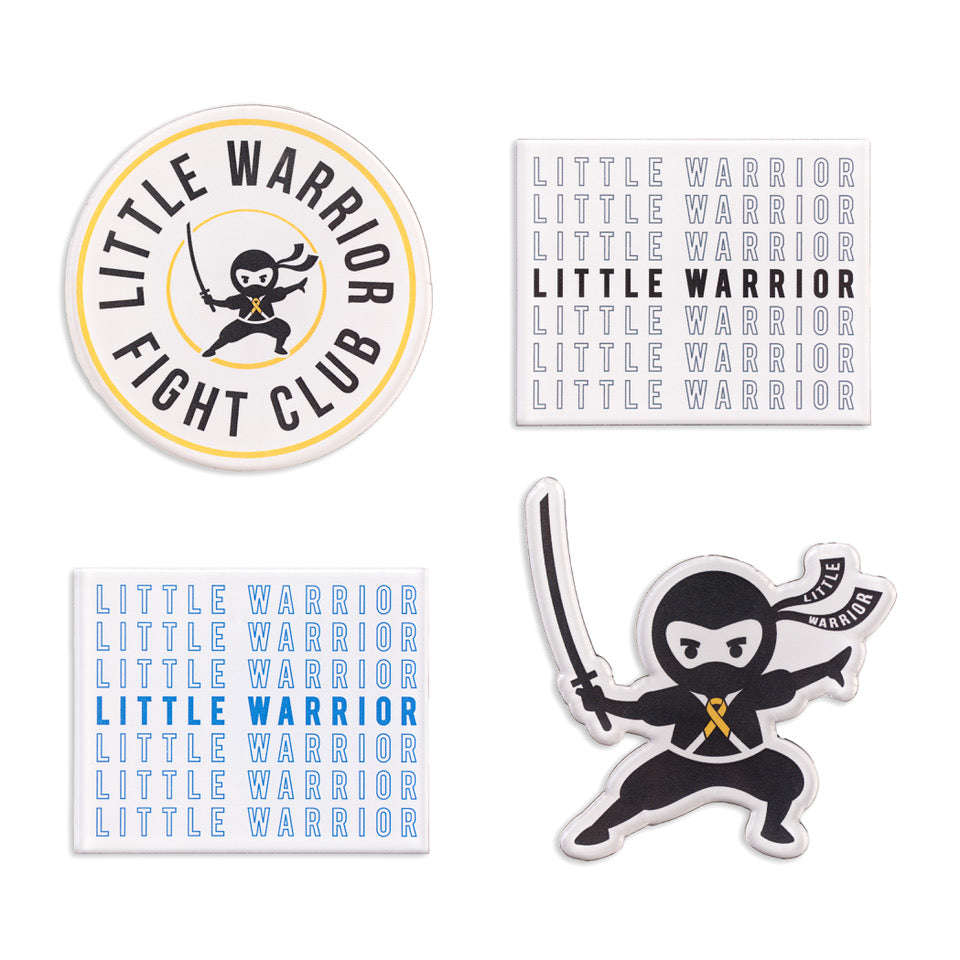 Little Warrior Large Acrylic Magnets – The Little Warrior Shop